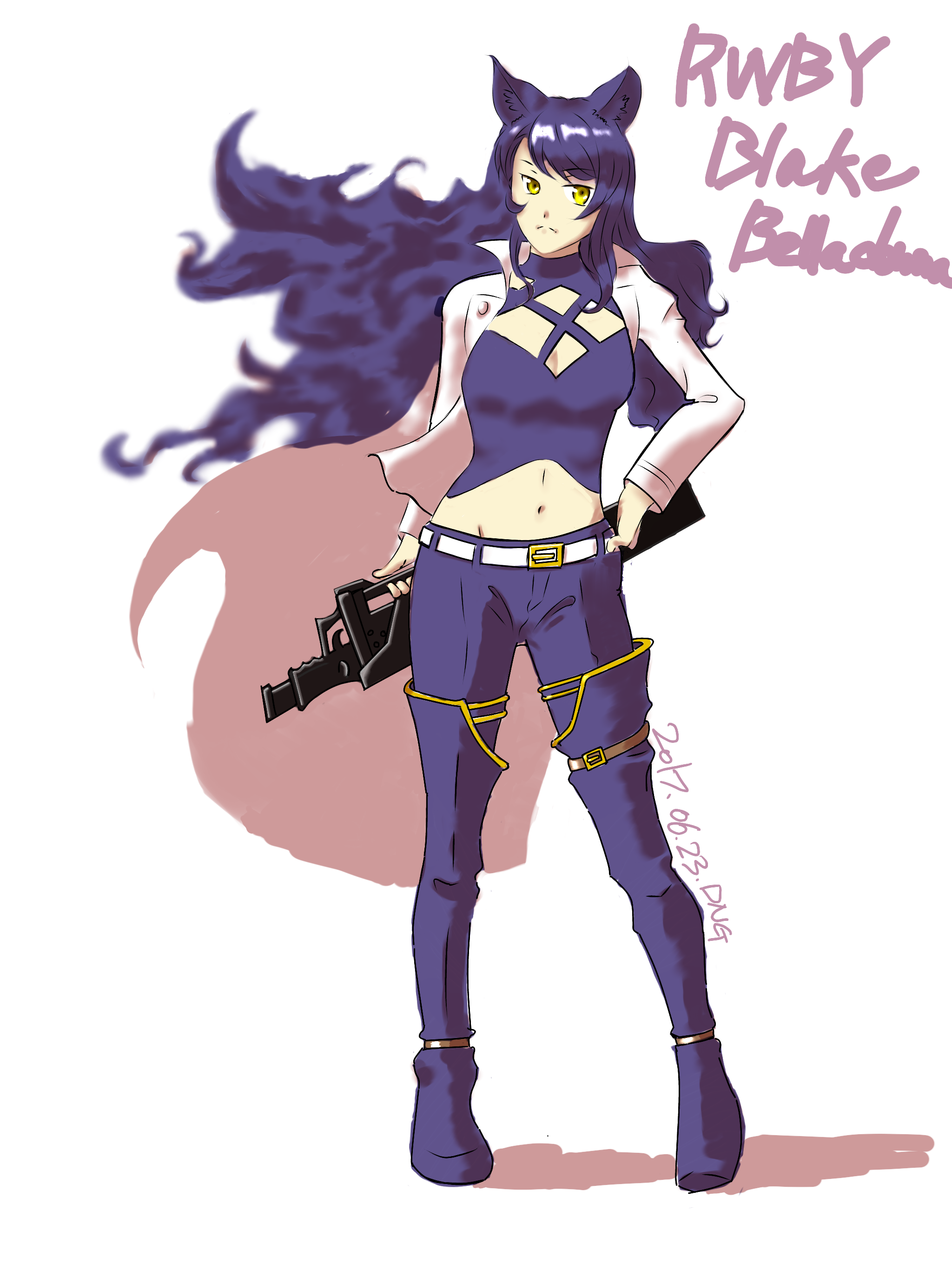 立ちポーズの練習(RWBY ブレイク) - ibisPaint