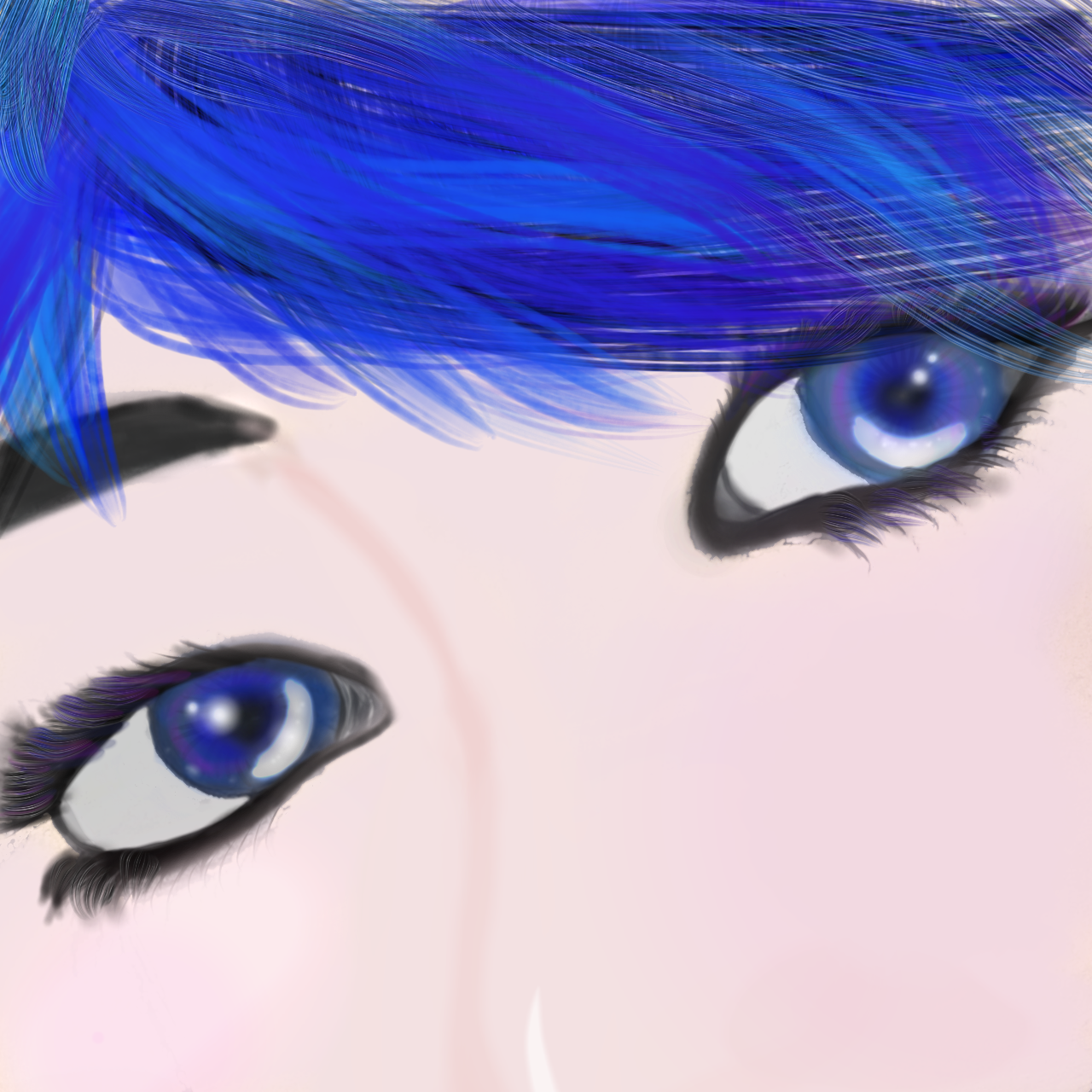blue eyes - ibisPaint