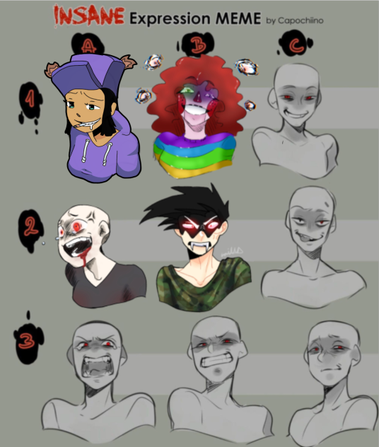 Insane face thing - ibisPaint