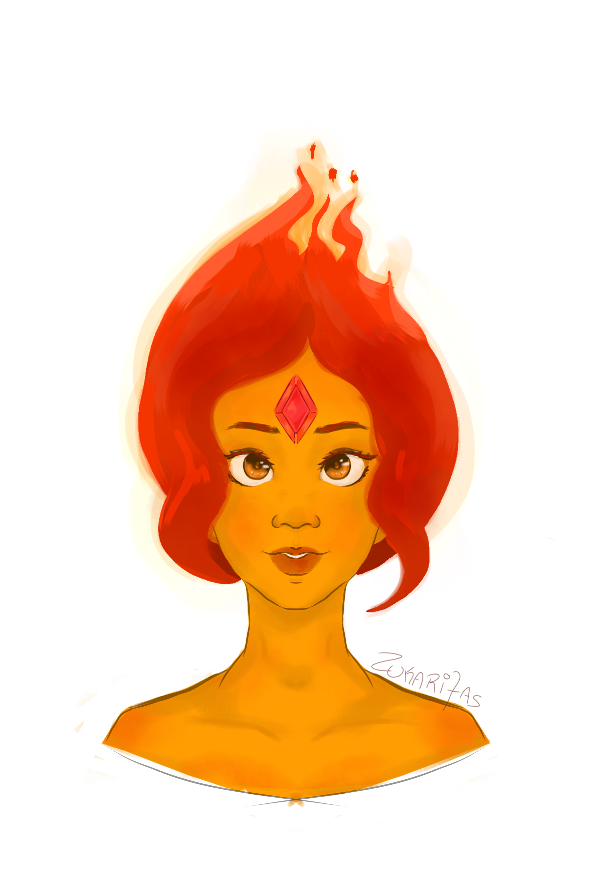 Flame Princess - ibisPaint