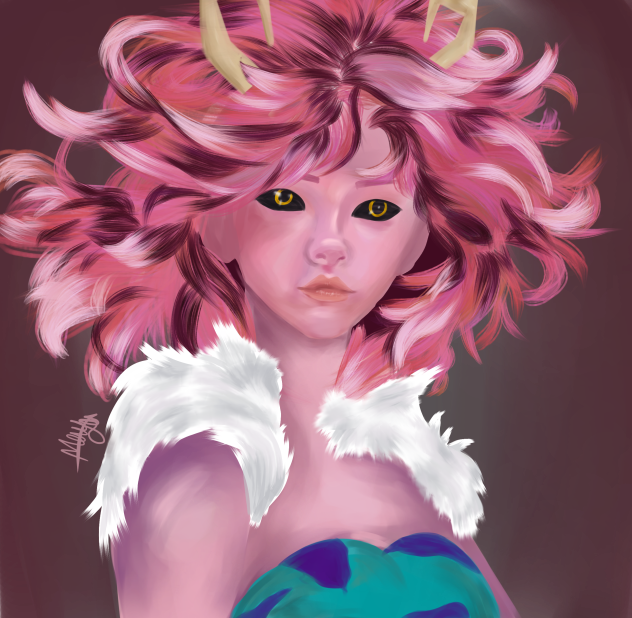 Mina ashido (realistic) - ibisPaint