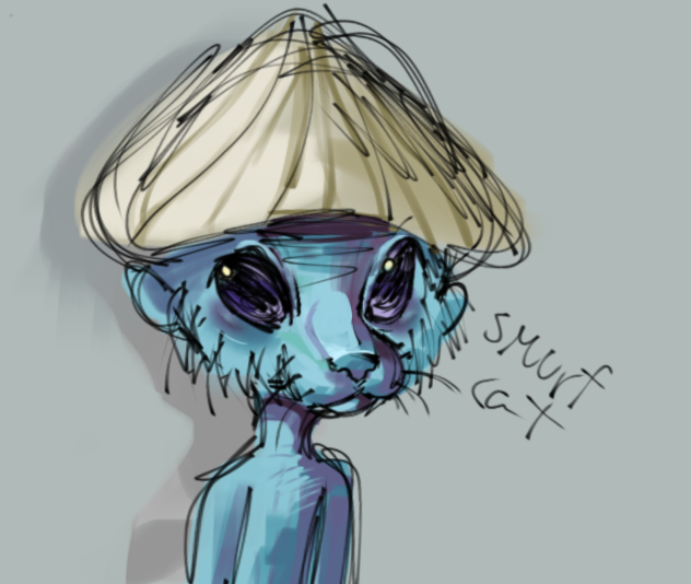 smurf cat - ibisPaint