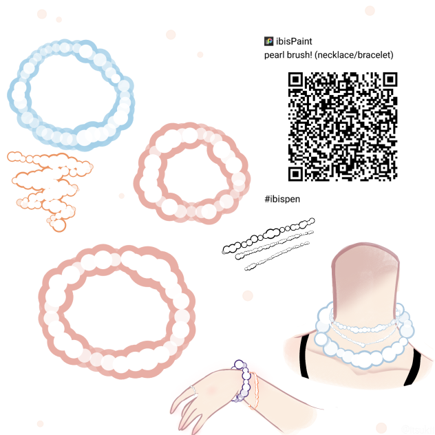 pearl jewelry brush! - ibisPaint