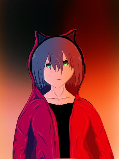 red catgirl.2023.10.06-01.11 - ibisPaint