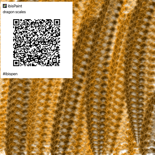 Dragon scale brush - ibisPaint