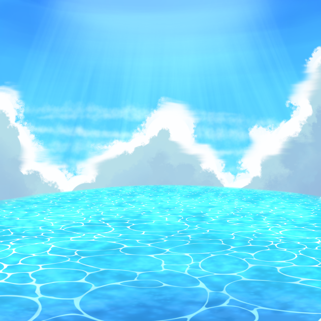 brilliant blue summer - ibisPaint