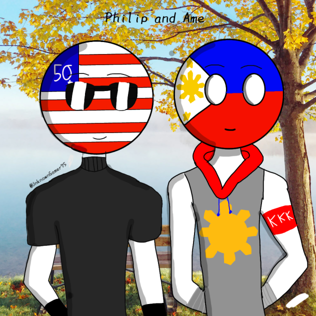 Philip and Ame Countryhumans - ibisPaint