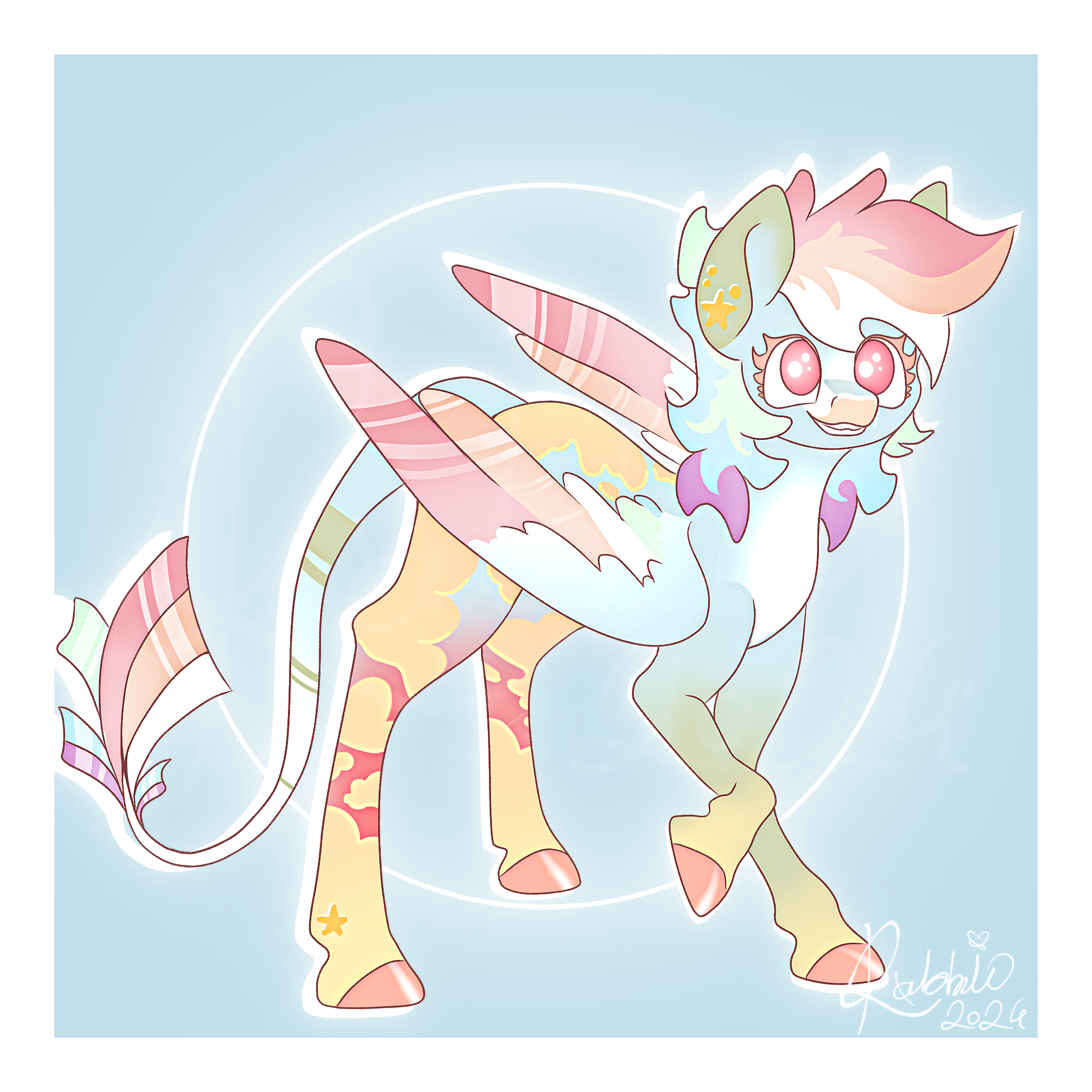 Rainbow in my style + redisign - ibisPaint