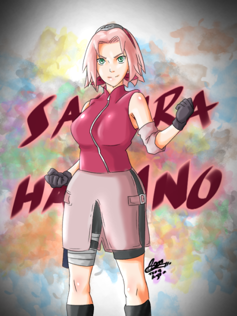 BUSTY SAKURA - ibisPaint