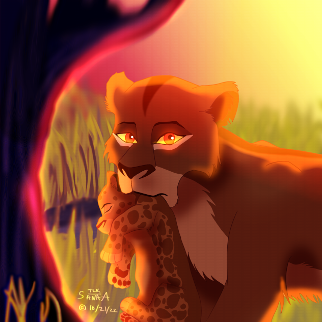 Beginning ~ Fake Lion King screenshot - ibisPaint