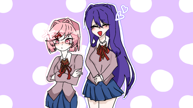 natsuki x yuri - ibisPaint