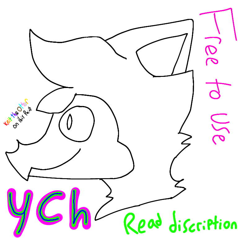 Free to use skull dog fursona oc base - ibisPaint