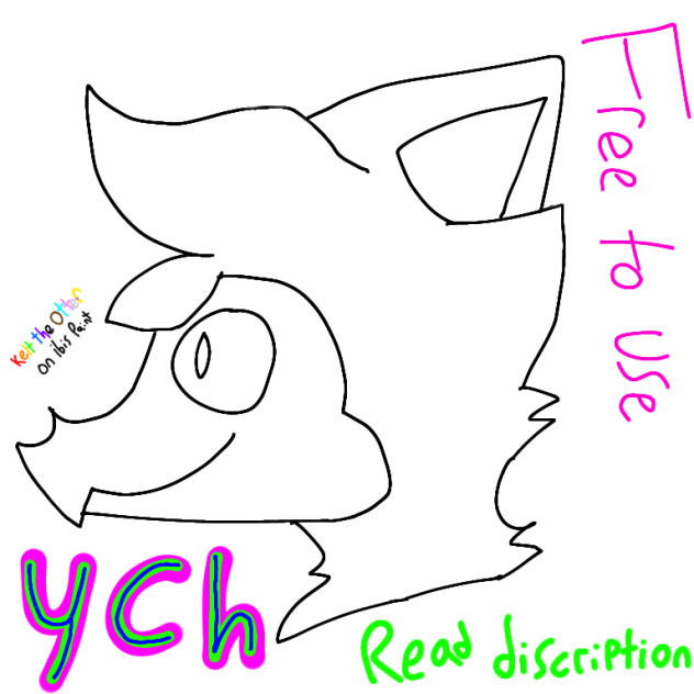 Free to use skull dog fursona oc base - ibisPaint