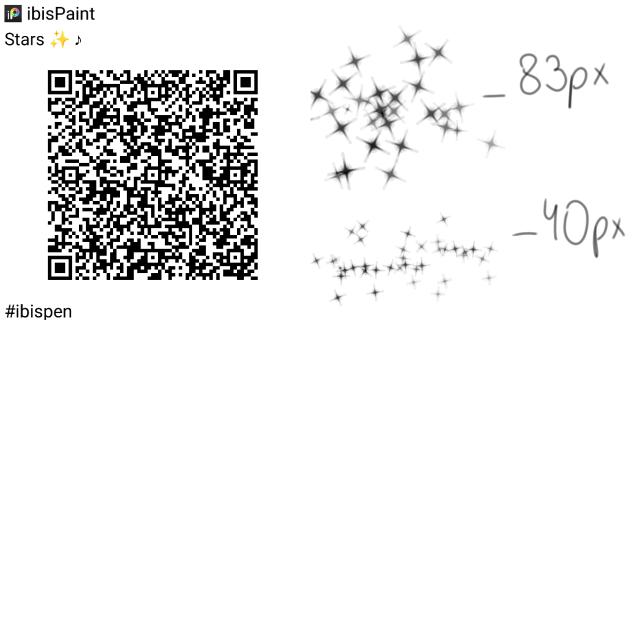 Stars brush - ibisPaint