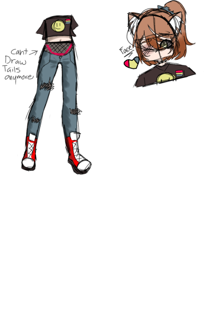 recreate of Kit my main oc - ibisPaint