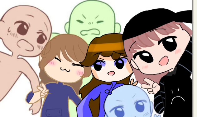 Photo collab ^ v ^ - ibisPaint