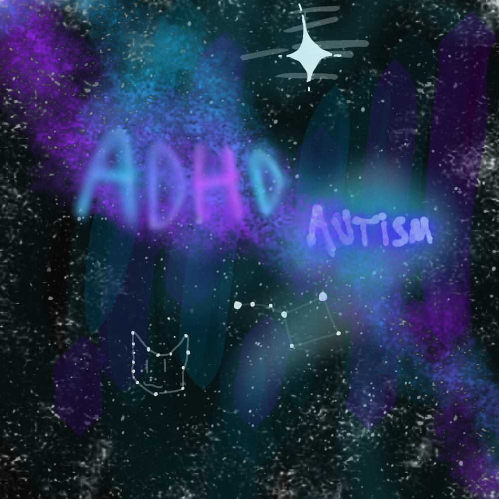 interesting night sky. - ibisPaint