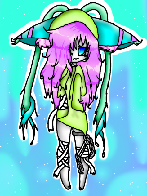 my new oc nightmare joy - ibisPaint