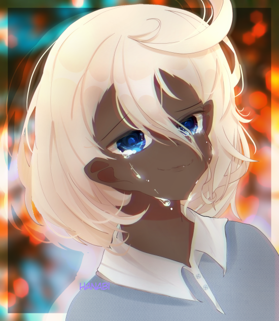 please follow me on Twitter. done crying - ibisPaint