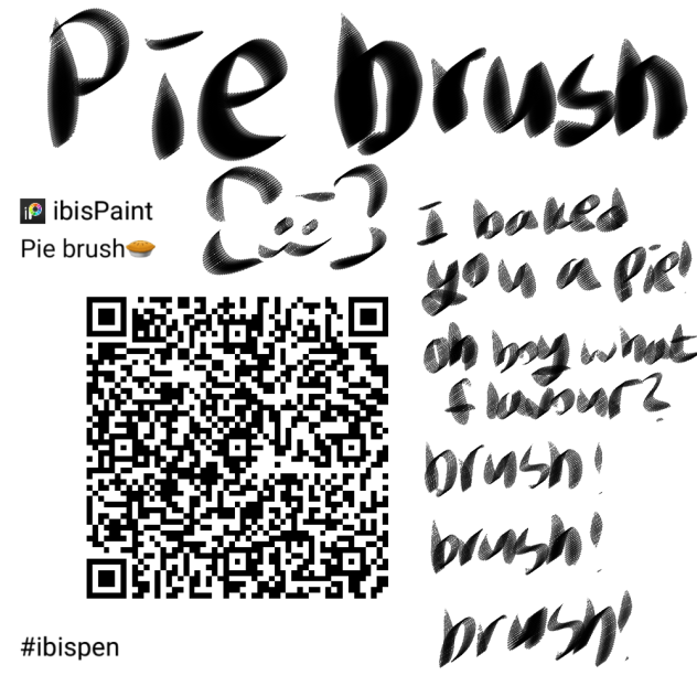 Pie brush🥧 - ibisPaint