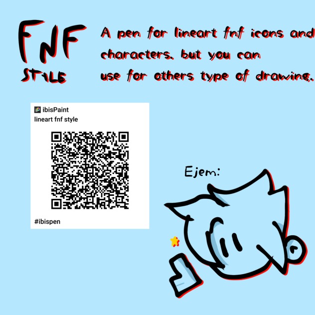 fnf lineart pen - ibisPaint