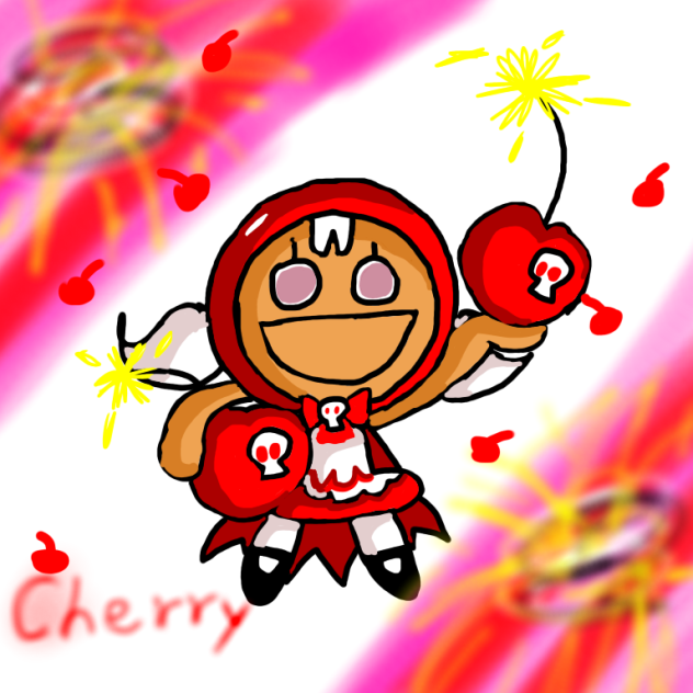 cherry cookie - ibisPaint