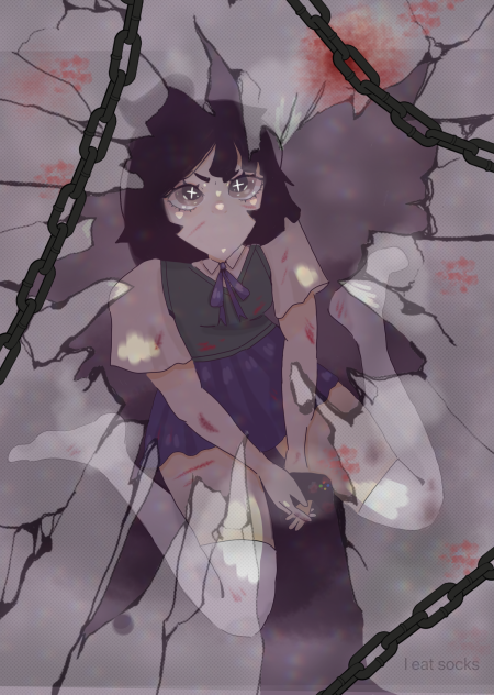 (Blood) Oc zombie apocalypse - ibisPaint