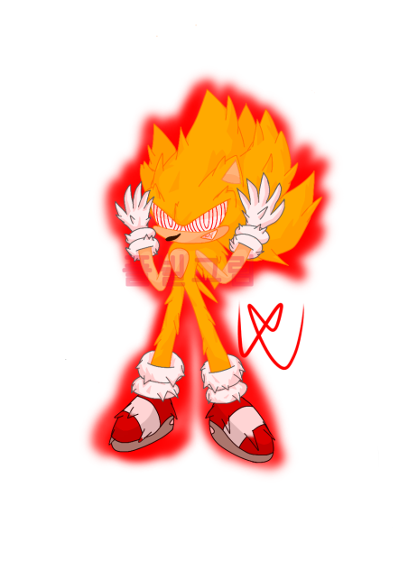 Fleetway Super Sonic - ibisPaint