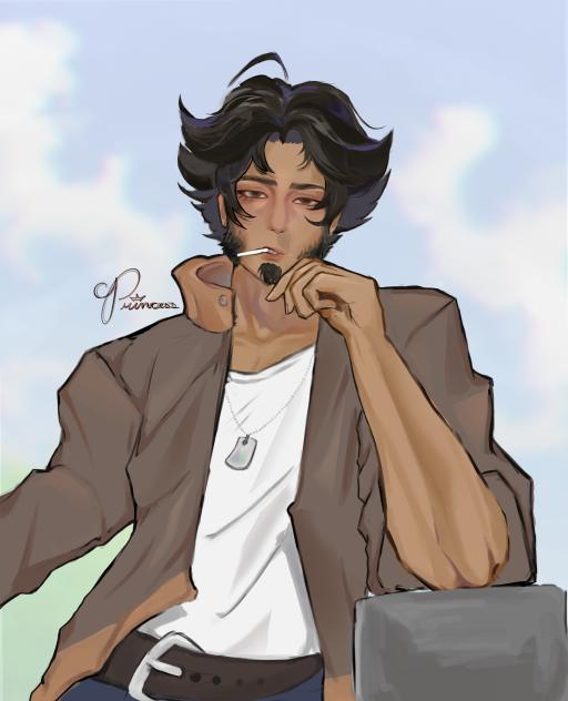 Hot men drawing - ibisPaint