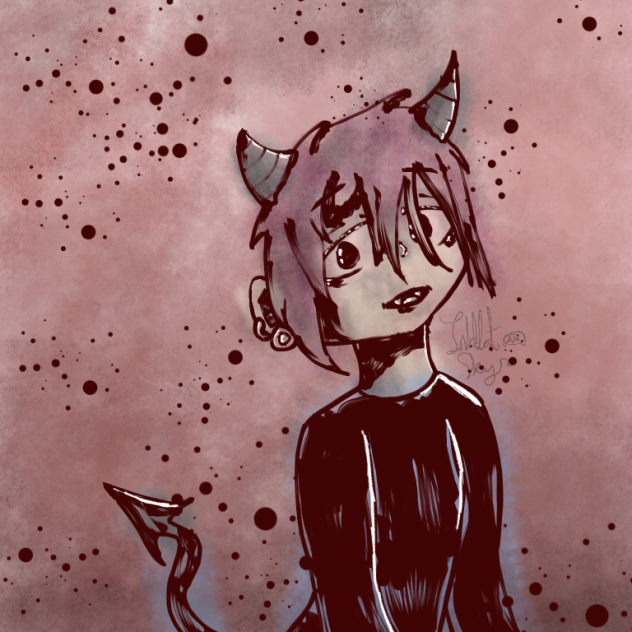 𝙳𝚎𝚟𝚒𝚕 ♡︎ 𝙲𝚊𝚔𝚎 - ibisPaint