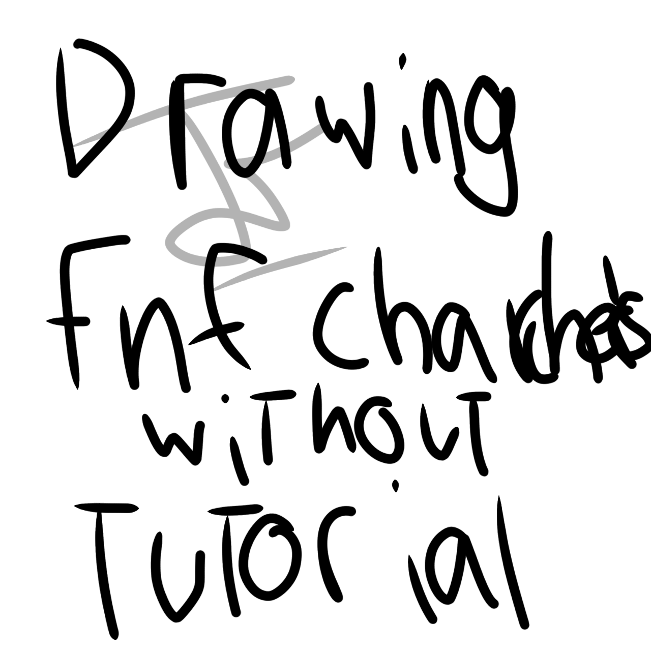 Drawing fnf characters without tutorial - ibisPaint