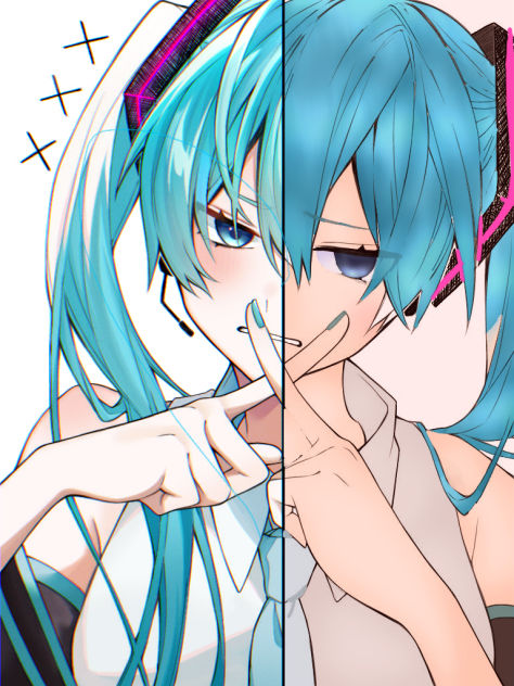 Miku collab!!!!😘😘 - ibisPaint