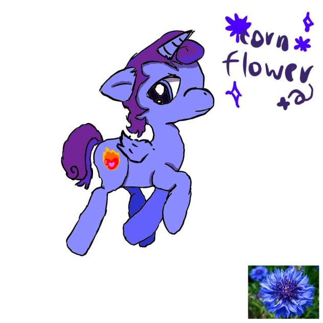Corn flower - ibisPaint