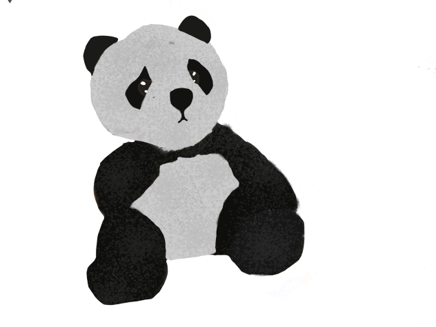 Drawing pandy - ibisPaint