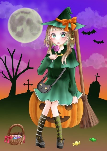 𝑯𝒂𝒑𝒑𝒚 𝑯𝒂𝒍𝒍𝒐𝒘𝒆𝒆𝒏 2023 - ibisPaint