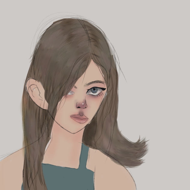 Menina realista - ibisPaint