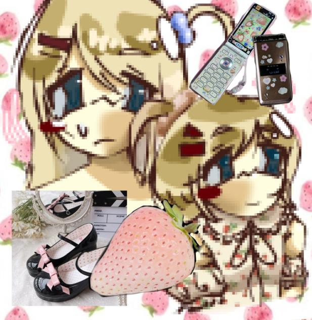 Pixel girl oc 🍓🪽🍧 - ibisPaint