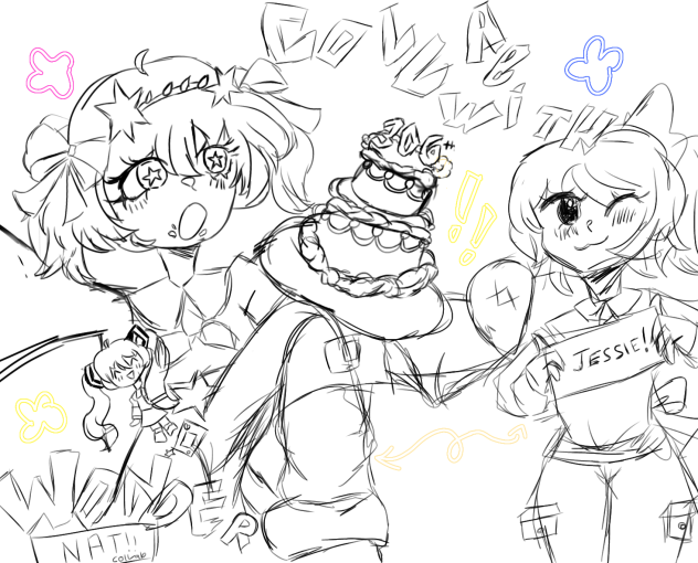 sketch for the collab w Jessie! - ibisPaint