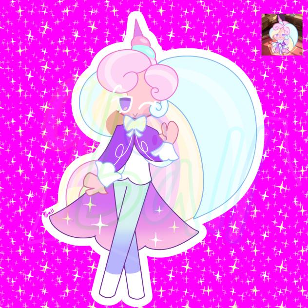 Cream unicorn cookie fanart - ibisPaint