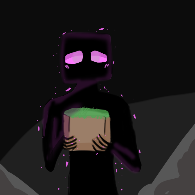 minecraft enderman ffanart - ibisPaint