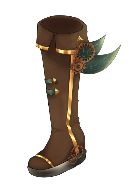 shoe steampuk - ibisPaint