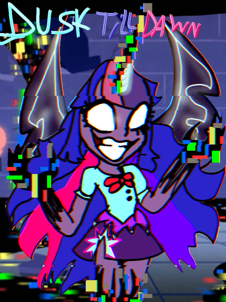 midnight corrupted sparkle dawn - ibisPaint