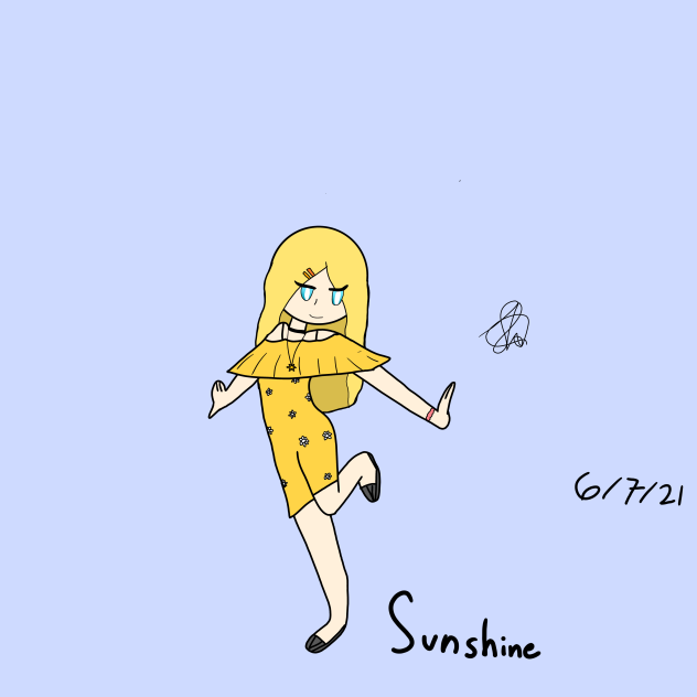 Sunshine (an oc of my friend) - ibisPaint
