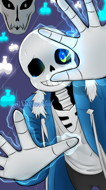 Undertale sans. Don't care about face - ibisPaint