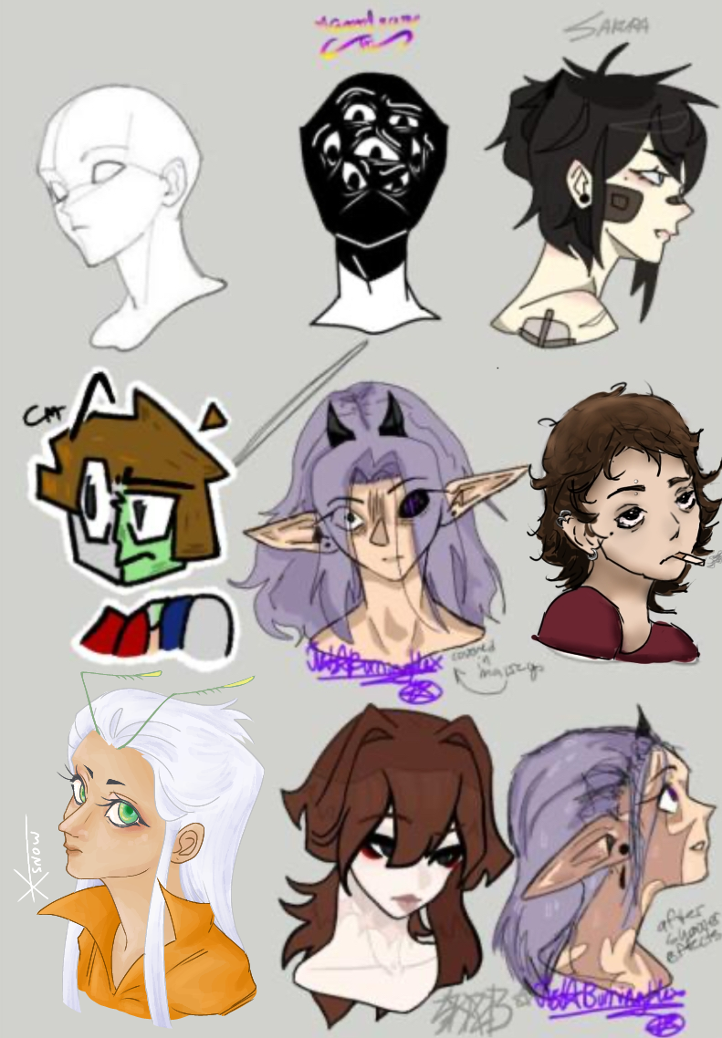 Busts collab - ibisPaint