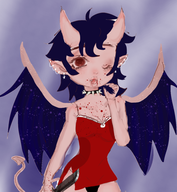Cute demon - ibisPaint