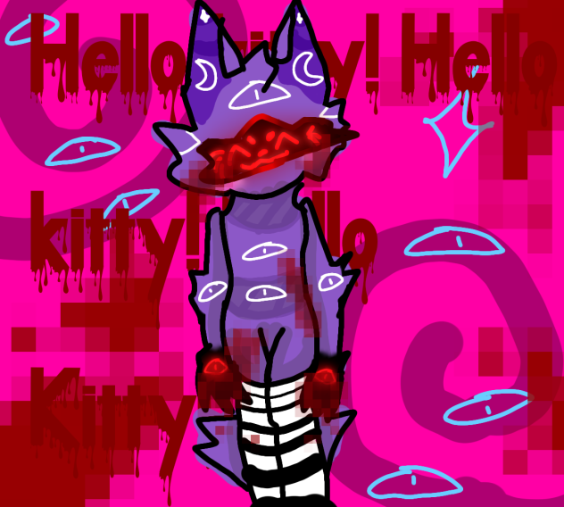 Violet demon form phase 1 - ibisPaint