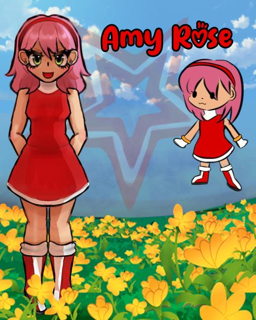 Amy as a human ig - ibisPaint