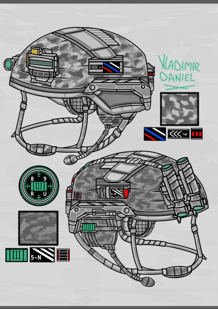 Tactical helmet - ibisPaint
