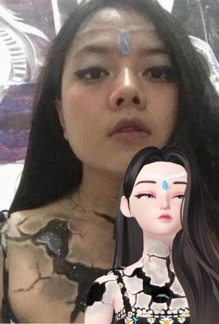 me vs my zepeto character - ibisPaint
